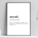Meraki Definition Print Greek Definition Wall Art Printable - Etsy