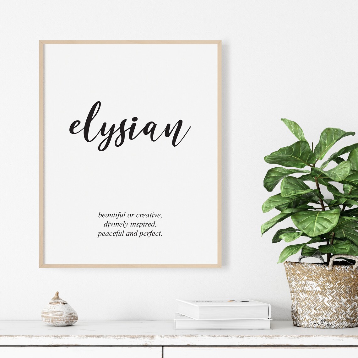 Elysian Definition Print Greek Definition Wall Art Printable - Etsy
