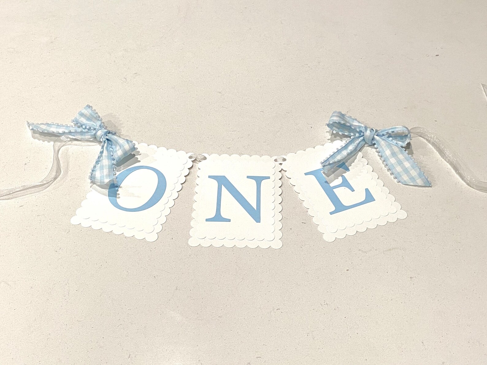 First Birthday Boy Birthday Banner ONE Birthday Banner - Etsy