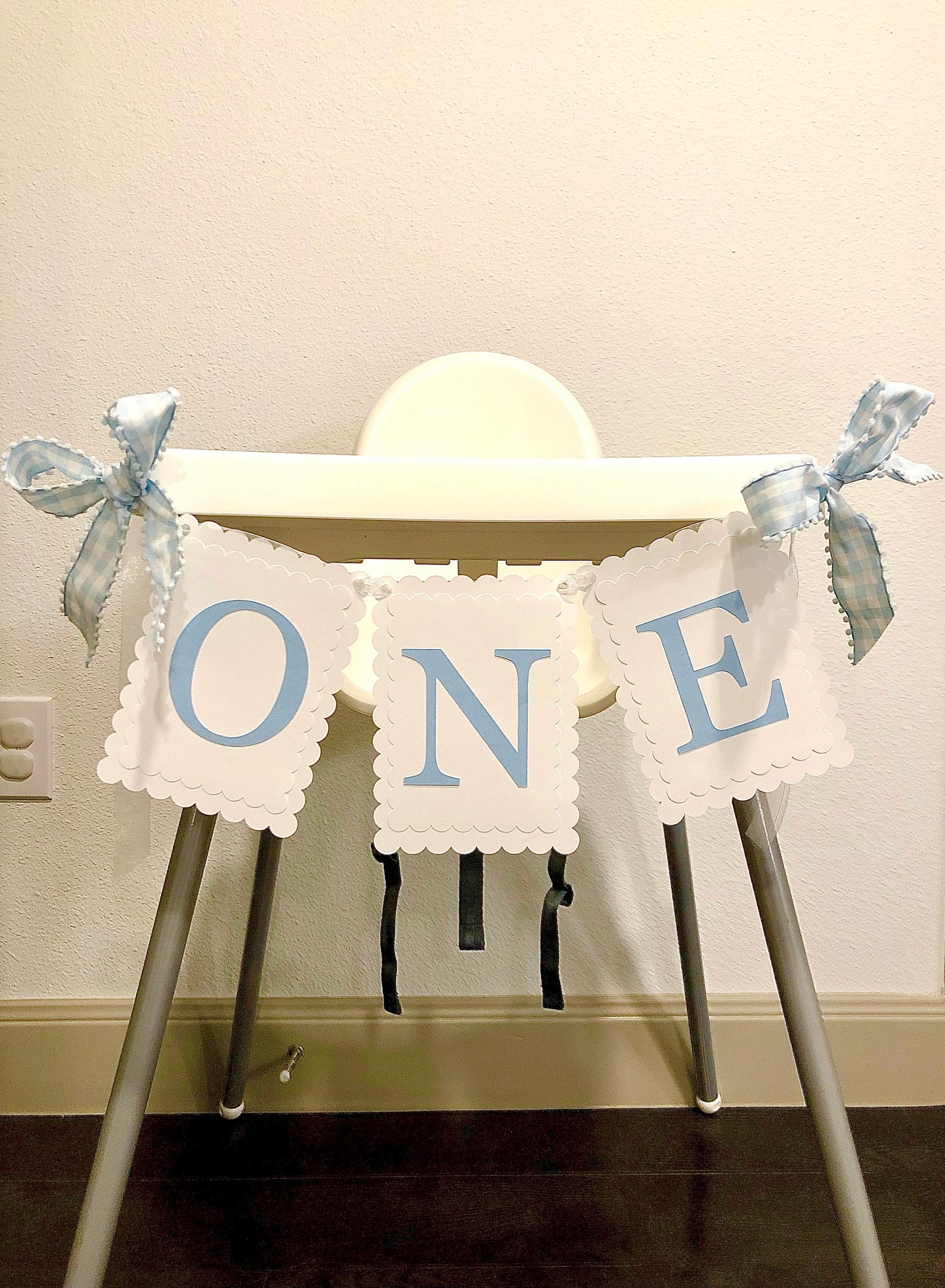 First Birthday Boy Birthday Banner ONE Birthday Banner - Etsy