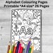 26 Printable Alphabet Colouring Pages, Printable Alphabet Colouring ...