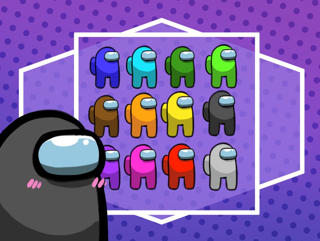 Amongus Emotes Twitch Emote Discord Emote Youtube Emote - Etsy