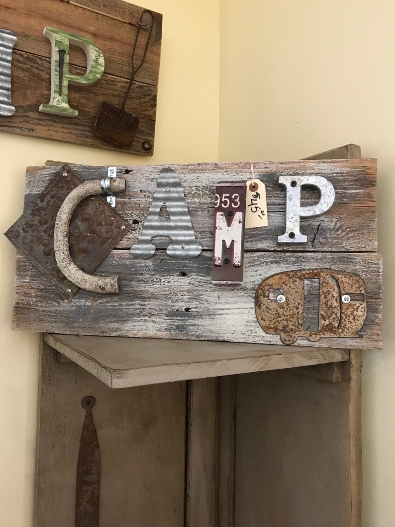 Rustic Camp Sign - Etsy