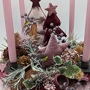 Christmas Arrangement Advent Wreath Advent Flower Candle Star Fir Tree ...