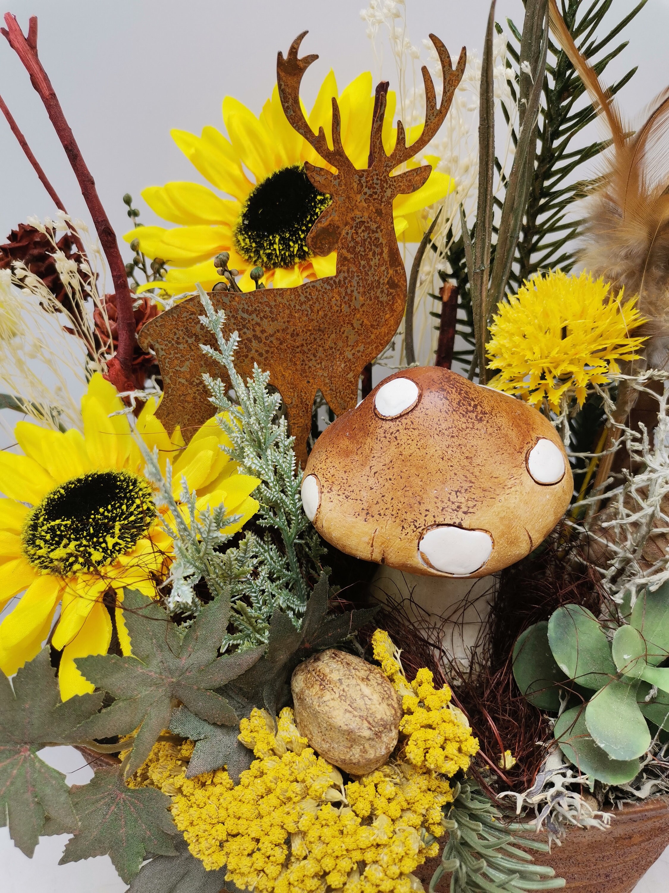 Flower Set Set Autumn Set Autumn Decoration Sunflower Mushroom - Etsy UK