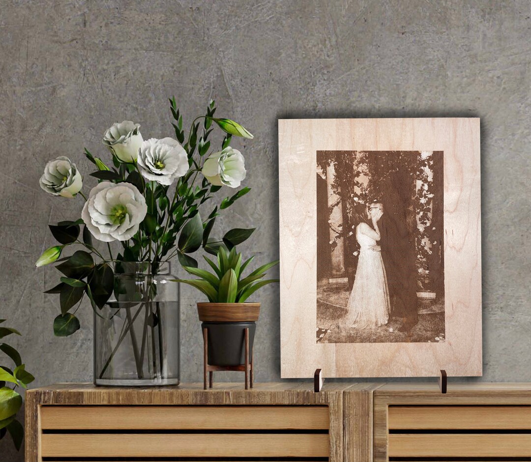 Laser Engraved Wood Photo - Etsy
