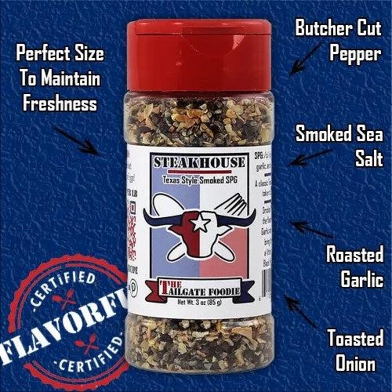 Steakhouse: Texas Style Smoked SPG - Etsy