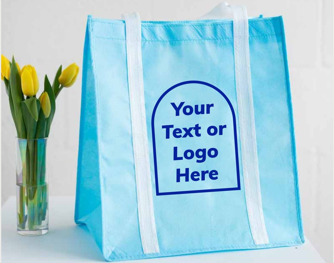 Custom Two Tone Tote Bag, Custom Logo Bag, Promotional Tote Bag ...