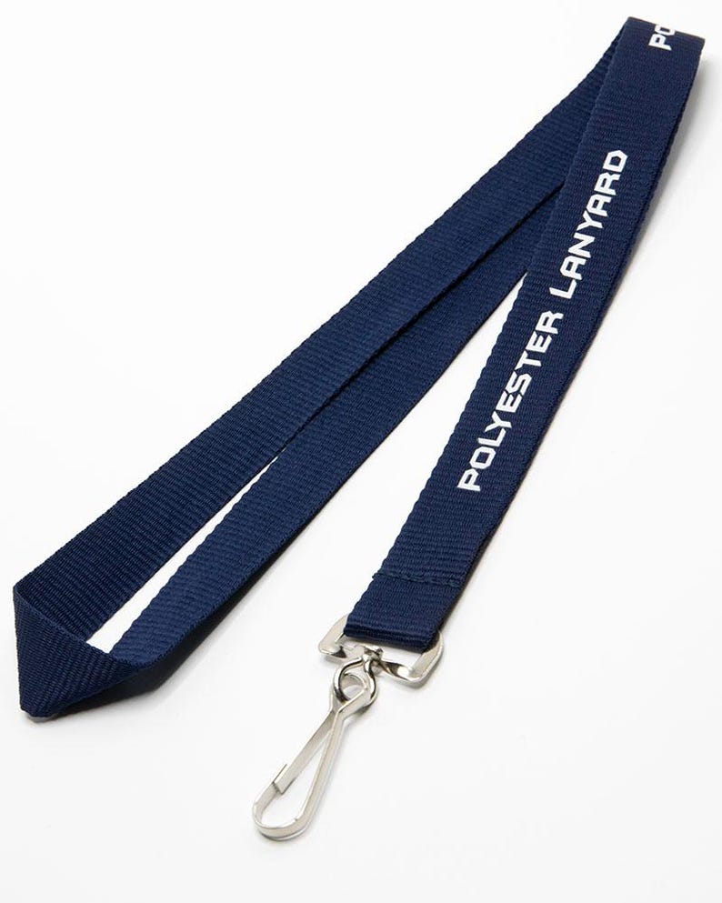Custom Polyester Lanyards | Personalized Lanyard | One Color Lanyards ...