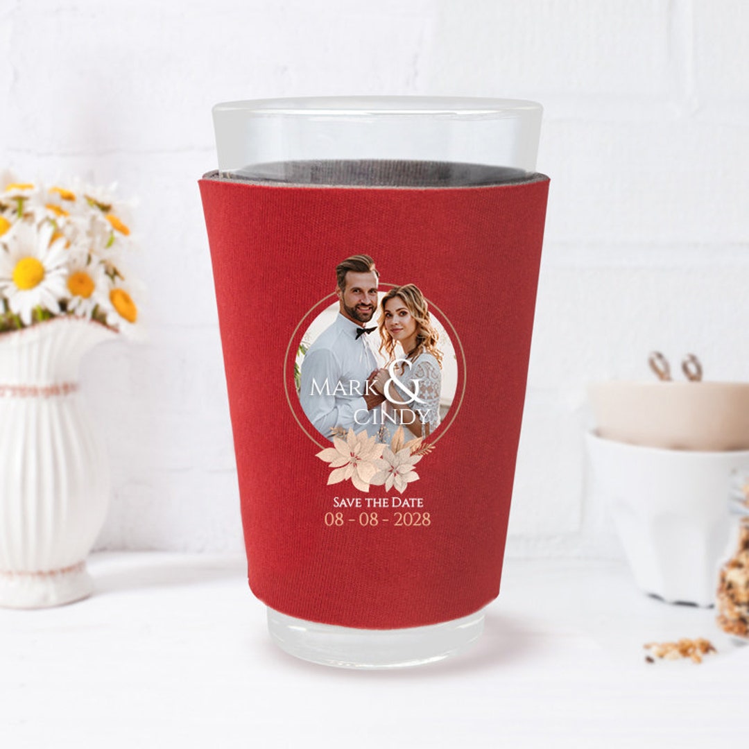 Custom Full Color Pint Glass Sleeves | Custom Printed Glass Insulators ...