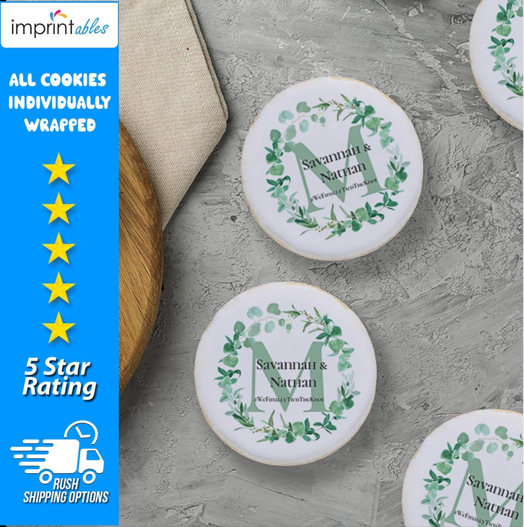 Custom Wedding Cookies | Custom Cookies | Bridal Shower Cookies ...