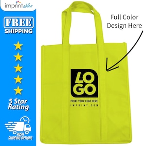 Full Color Small Grocery Tote Bags, Logo Bag, Promotional Tote Bag ...