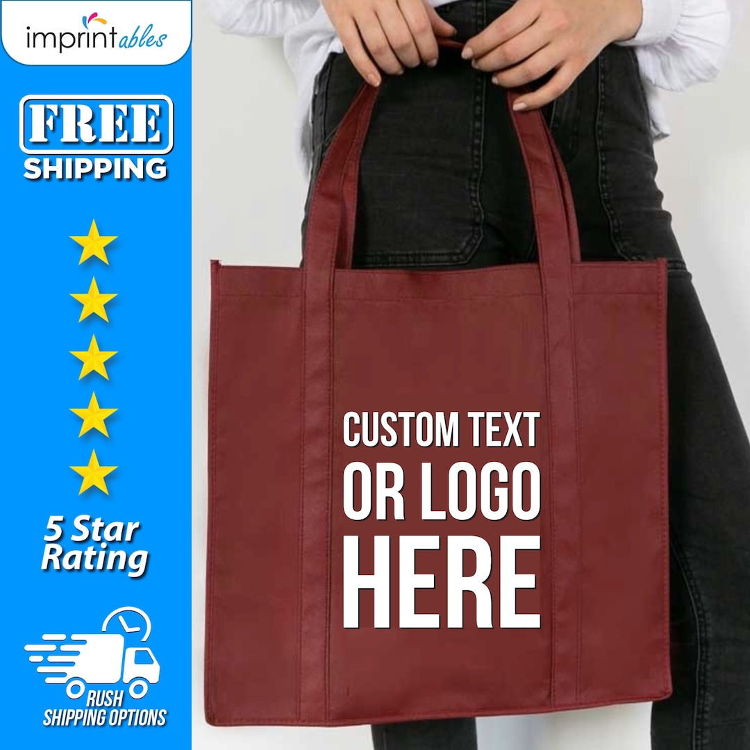 Custom Printed Casual Tote Bag, Custom Logo Bag, Promotional Tote Bag ...