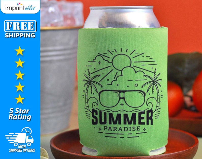 Personalized Can Coolers | Custom Printed Beverage Coolers ...