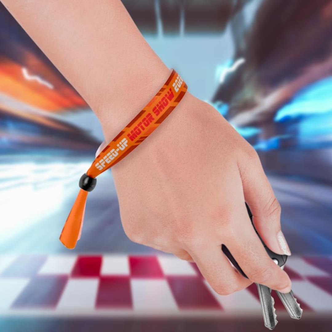 Custom Cloth Wristbands, Custom Logo Event Wrist Lanyards, Full Color ...