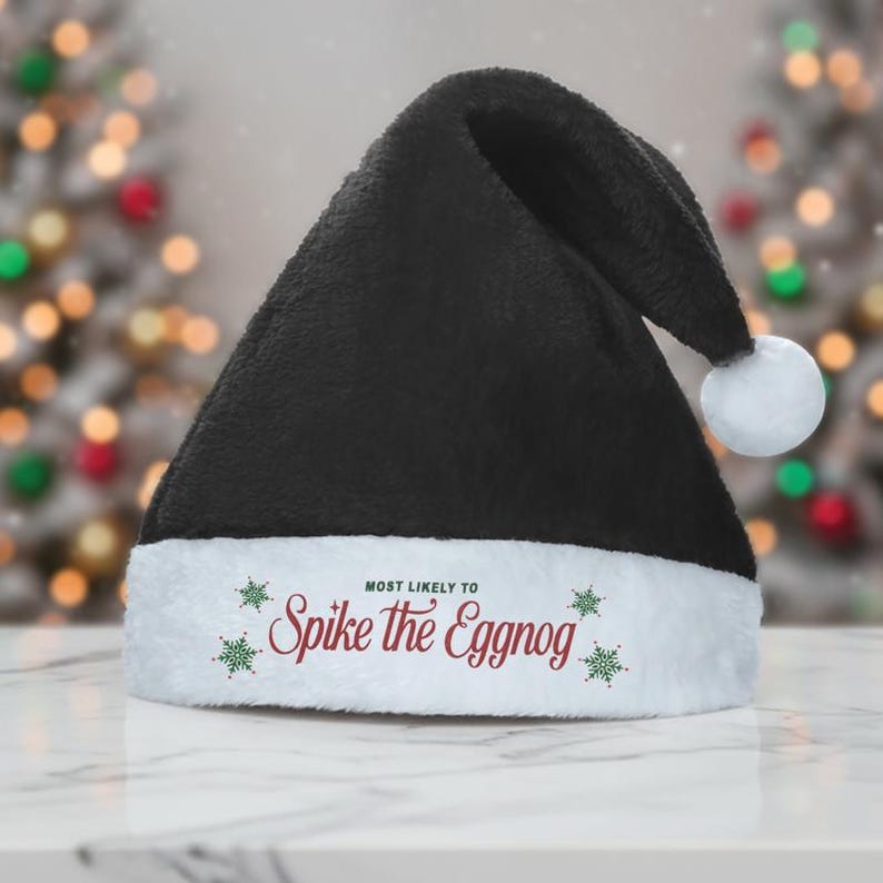 Custom Logo Santa Hats | BULK & Single Santa Hats | Personalized Santa ...