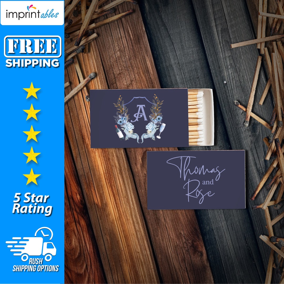 Custom Wedding Matchboxes, Personalized Matchboxes | Custom Wedding ...