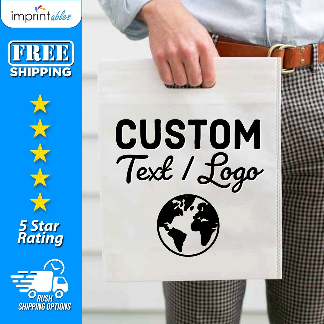 Custom Print Medium Exhibition Die Cut Handle Fabric Tote Bags, Custom ...