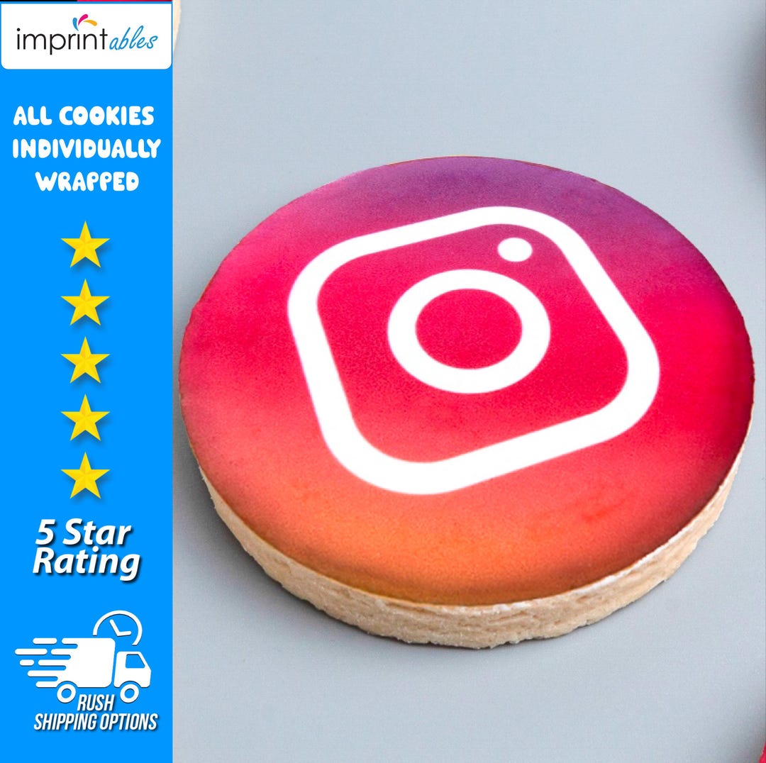 Custom Logo Cookies | Custom Full Color Cookies | Custom Corporate ...