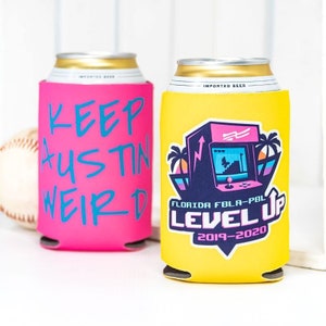 Full Color Personalized Can Coolers | Custom Printed Beverage Coolers ...