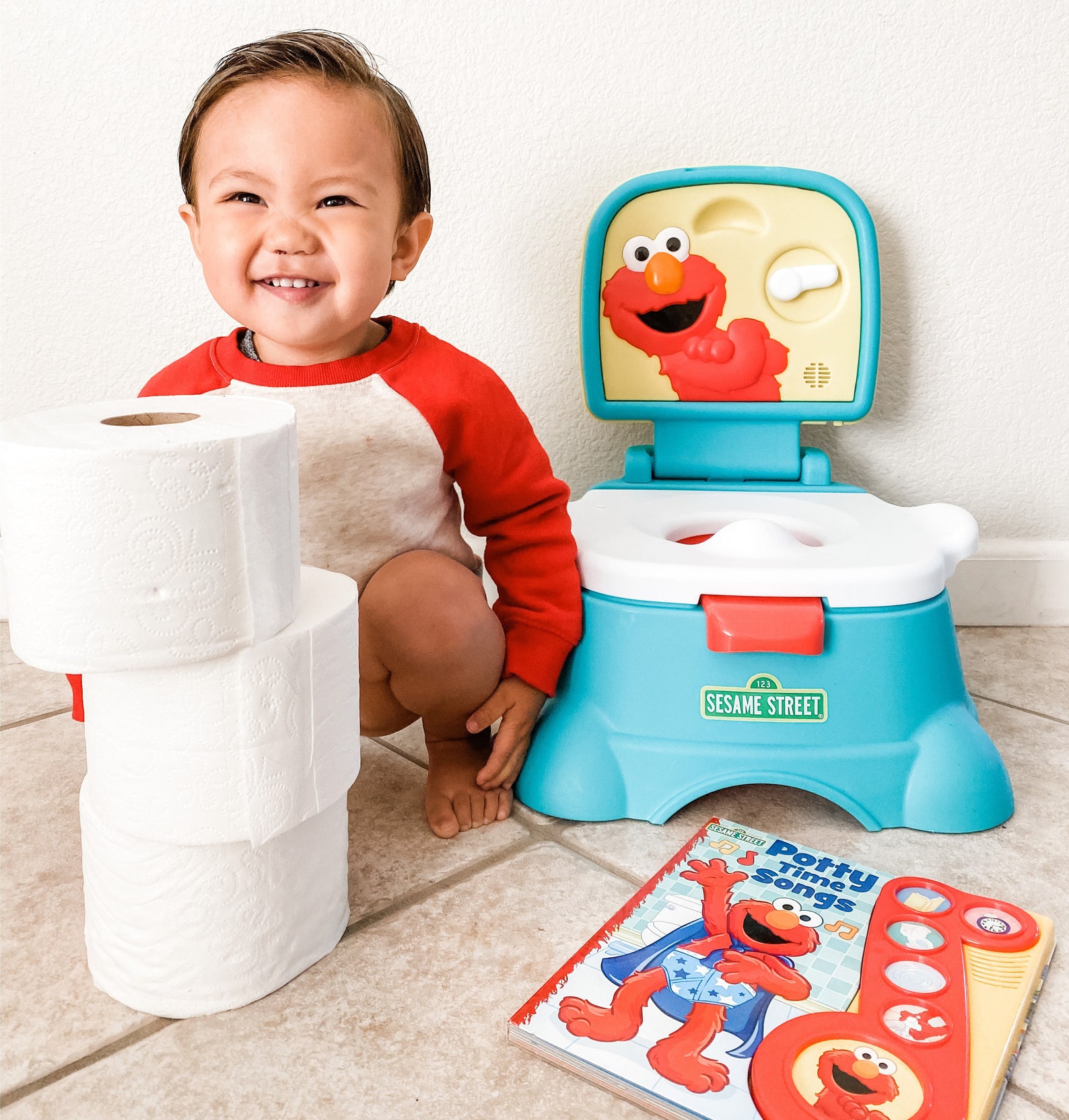 Sesame Street Elmo Hooray 3-in-1 Potty System Toilet Trainer | Etsy