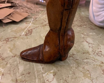 Cowboy Boot Figurine - Etsy