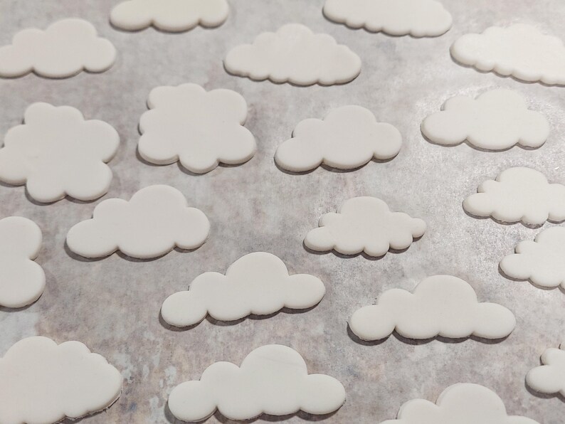 Cloud Edible Cake/cupcake Toppers (18) - Etsy
