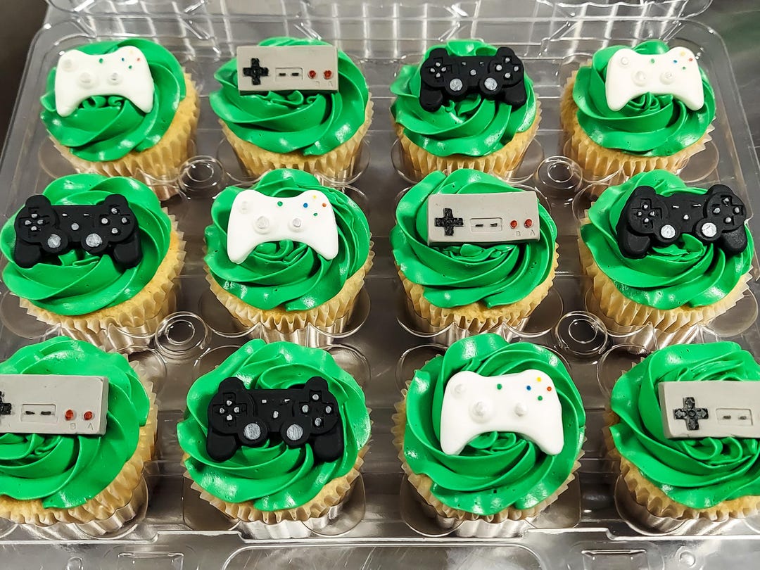 Video Game Controller Edible Cupcake Toppers (1 Dz) - Etsy