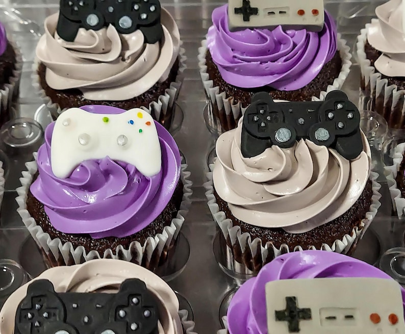 Video Game Controller Edible Cupcake Toppers (1 Dz) - Etsy