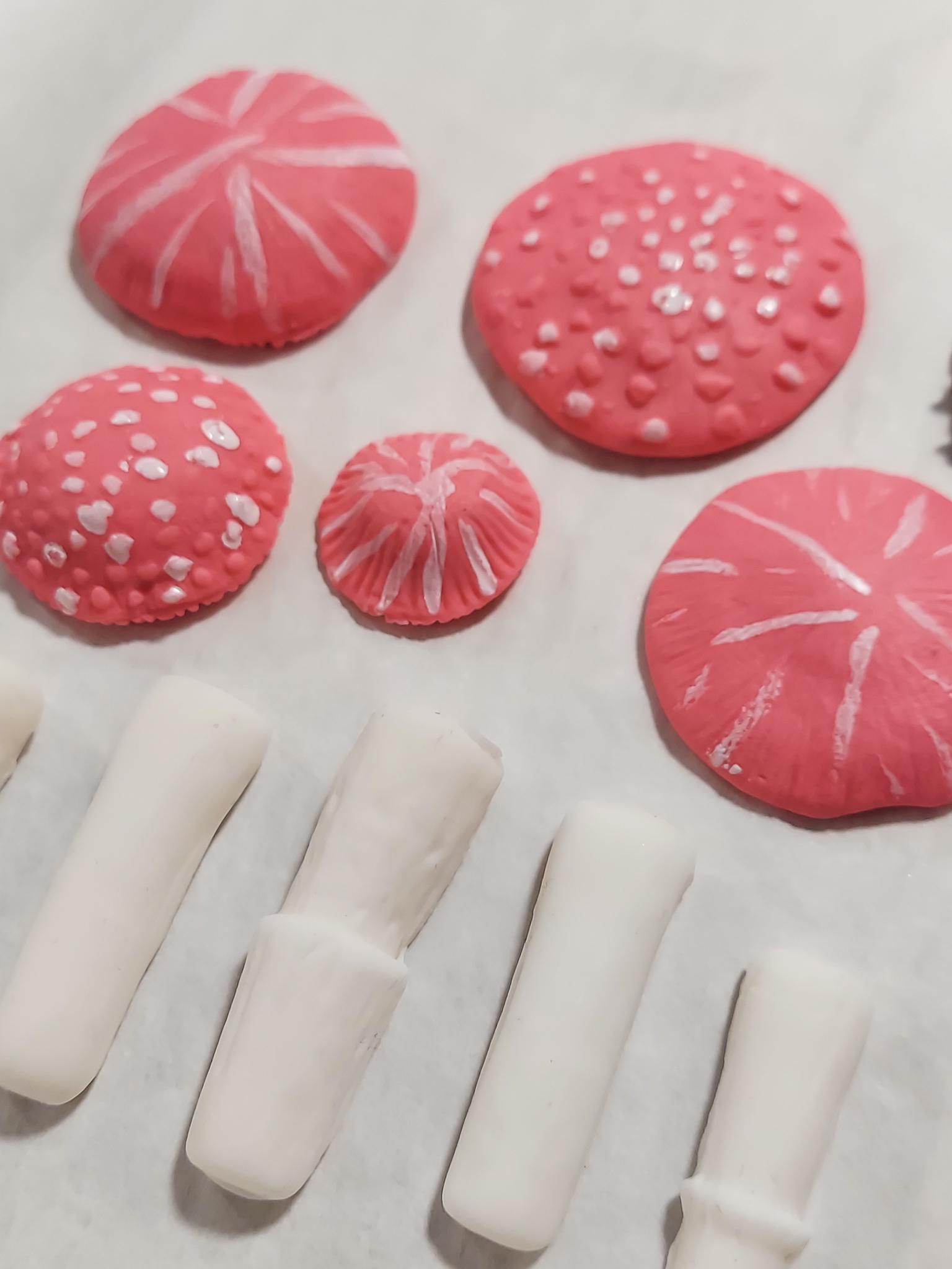 Toadstool Themed Edible Cake Toppers - Etsy