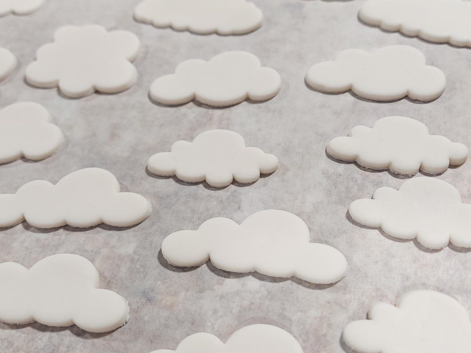 Cloud Edible Cake/cupcake Toppers (18) - Etsy