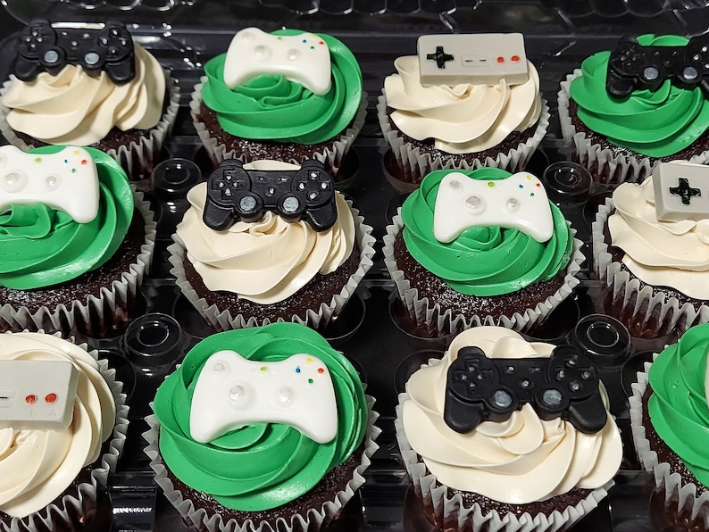 Video Game Controller Edible Cupcake Toppers (1 Dz) - Etsy