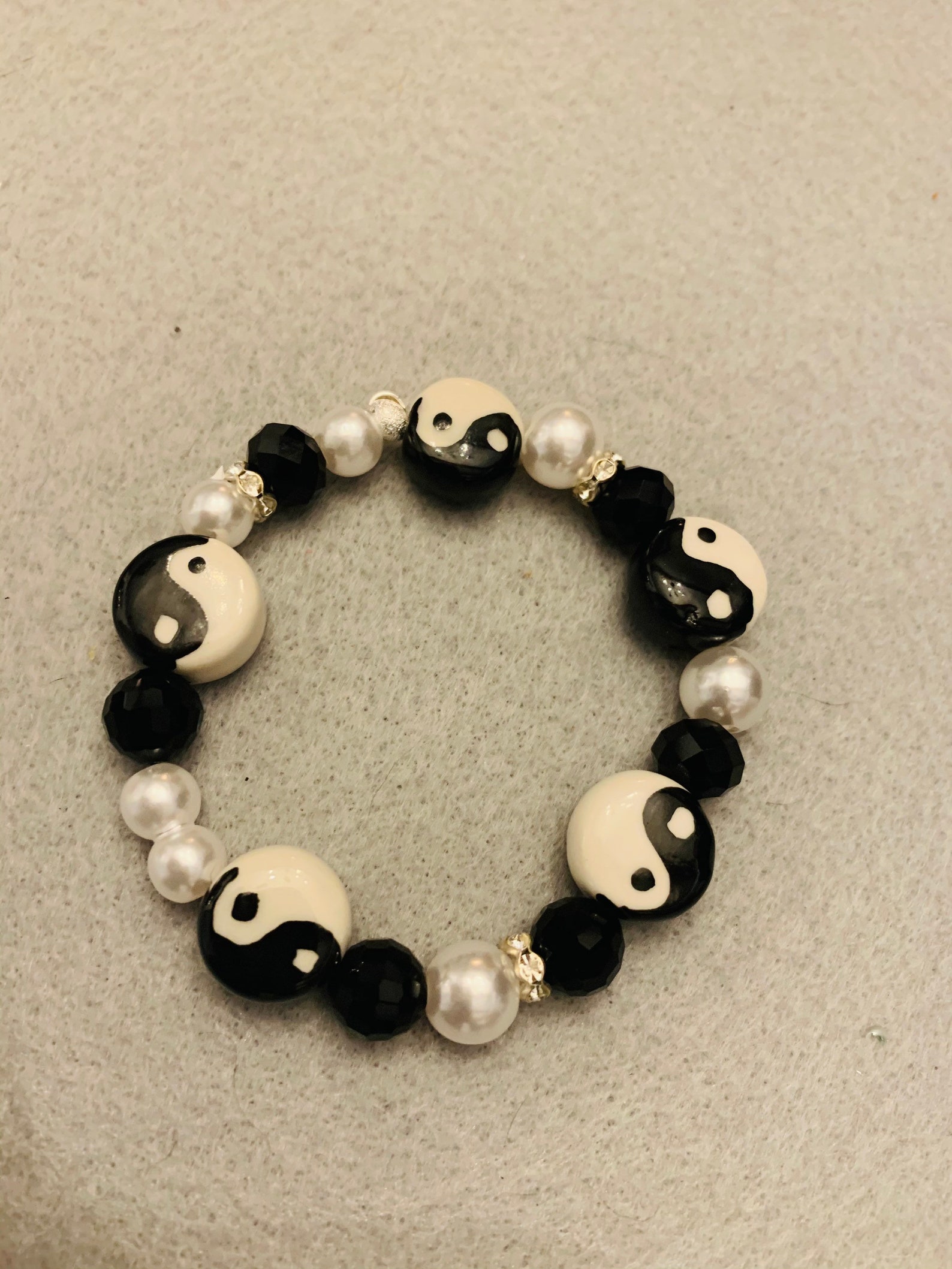 Yin Yang Bracelet - Etsy