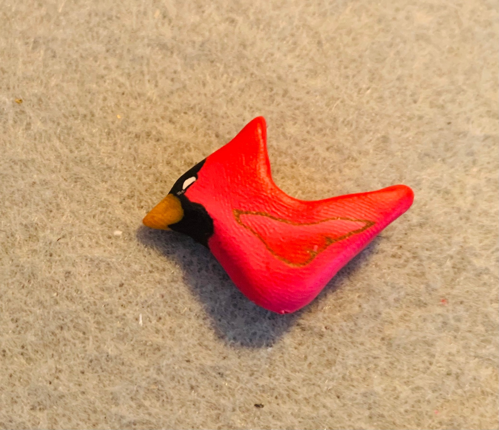 Cardinal Beaded Stretch Bracelet With Cardinal Charm - Etsy