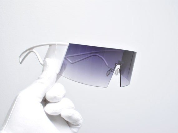 Futuristic Visor Sunglasses Cyberpunk One Lens Frame - Etsy