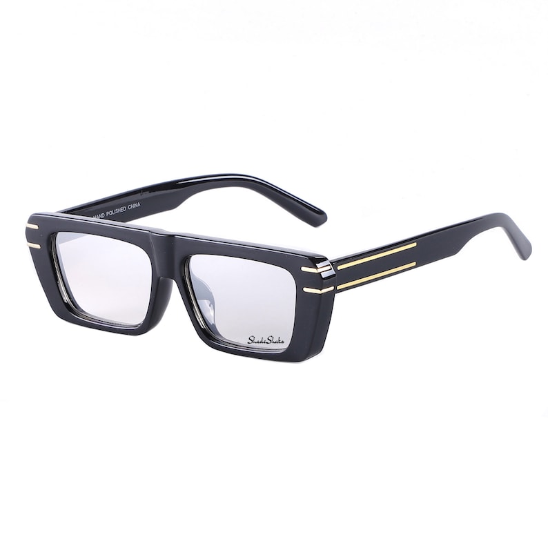 Chamber Rectangle Glasses | Shades 100% UV Protection | Valorant ...