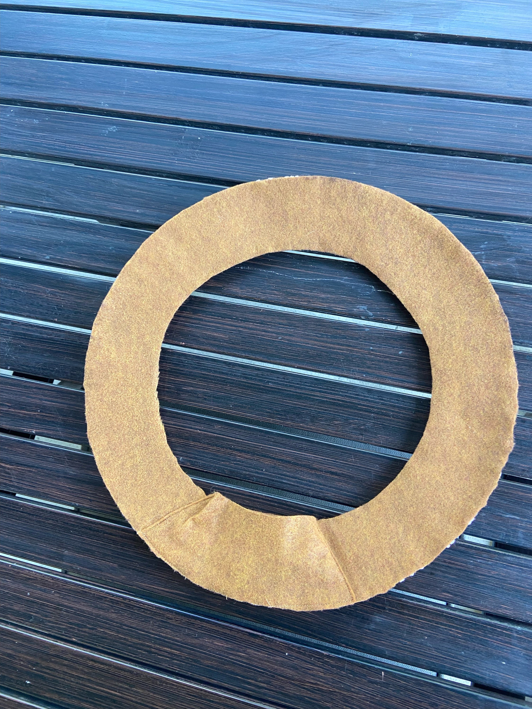 Felt Backed Wire Wreath Base With Light Battery Pack Pocket Wreath ...