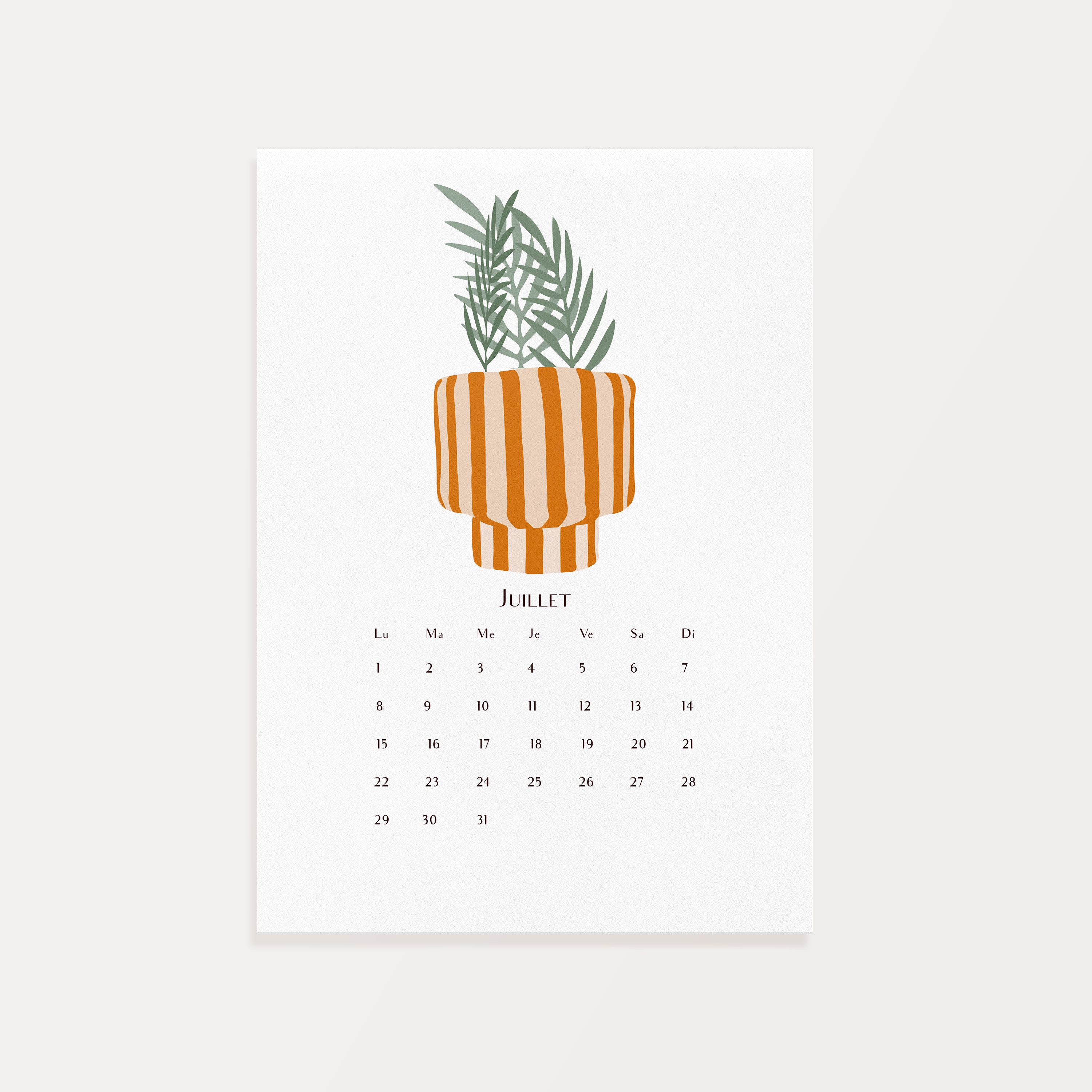 2024 Calendar Botanical Monthly Calendar Wall Decoration - Etsy