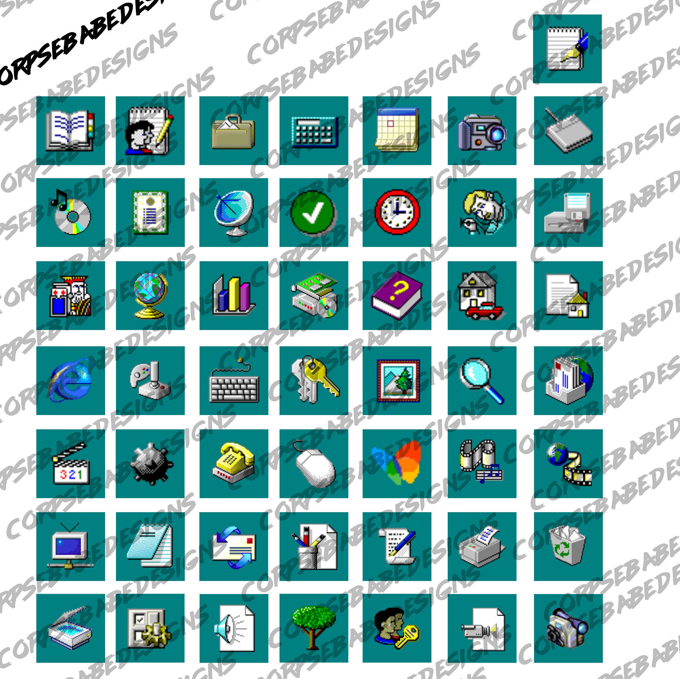 Windows 98 Icons