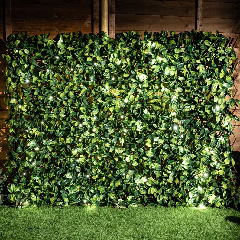 Instant Artificial Screening Fencing Realistic 2M X 1M With Battery ...