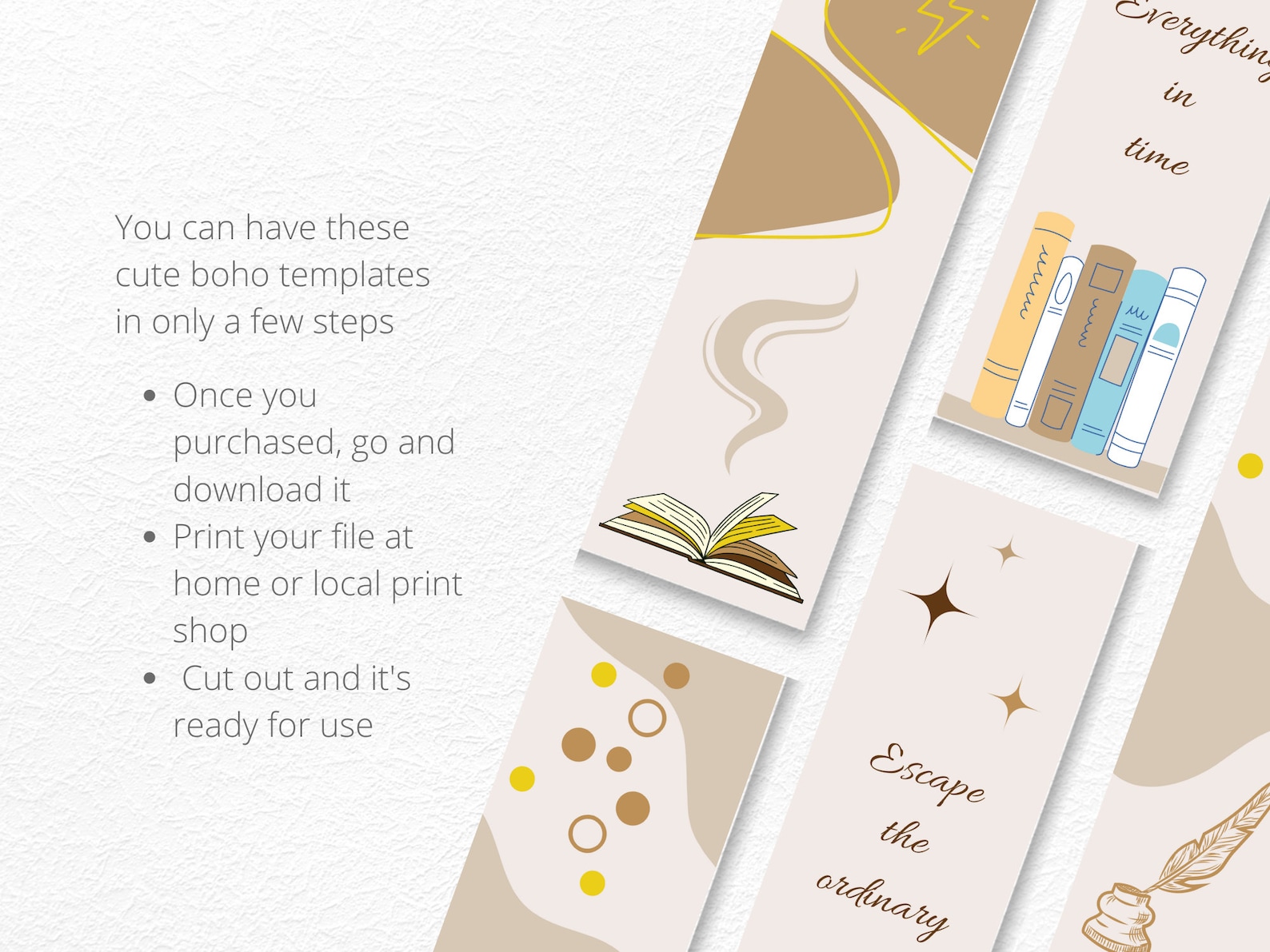 Printable Bookmarks Bookworm Bookmark Digital Bookmark - Etsy