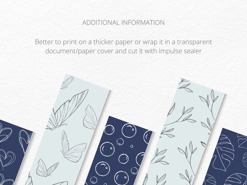 DOUBLE Color Printable Bookmark Set, Modern Bookmarks, Line Art Design ...