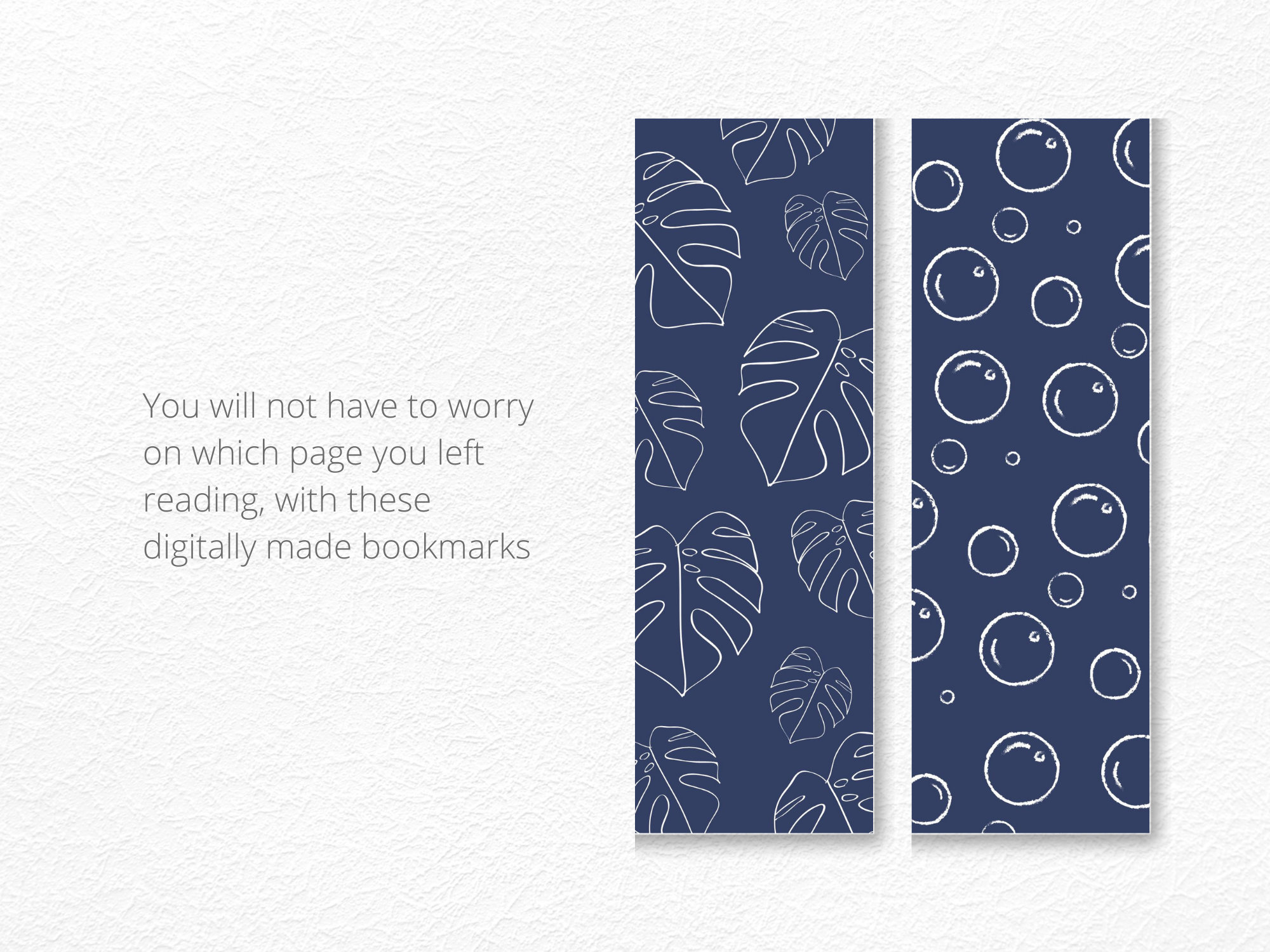 DOUBLE Color Printable Bookmark Set, Modern Bookmarks, Line Art Design ...