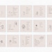 BUNDLE 32 Neutral Printable Affirmation Cards, Line Art, Affirmation ...