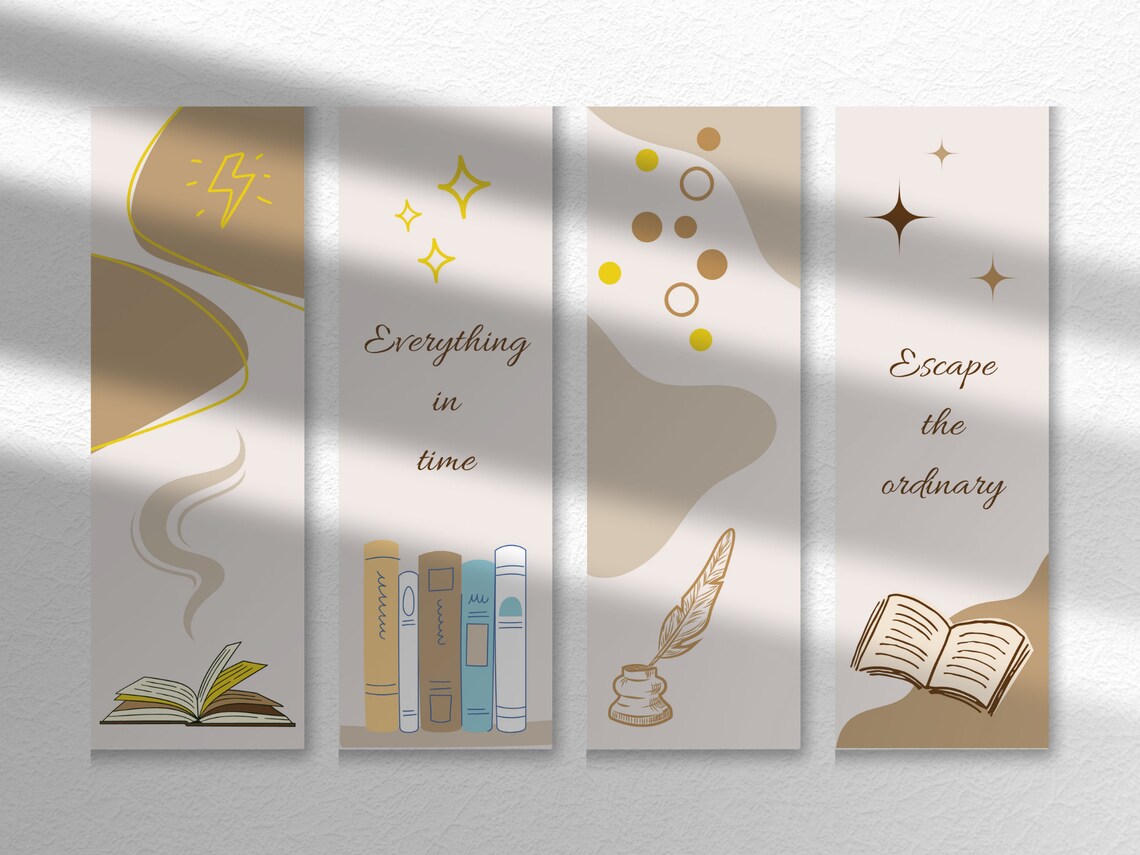 Printable Bookmarks Bookworm Bookmark Digital Bookmark - Etsy