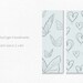 DOUBLE Color Printable Bookmark Set, Modern Bookmarks, Line Art Design ...