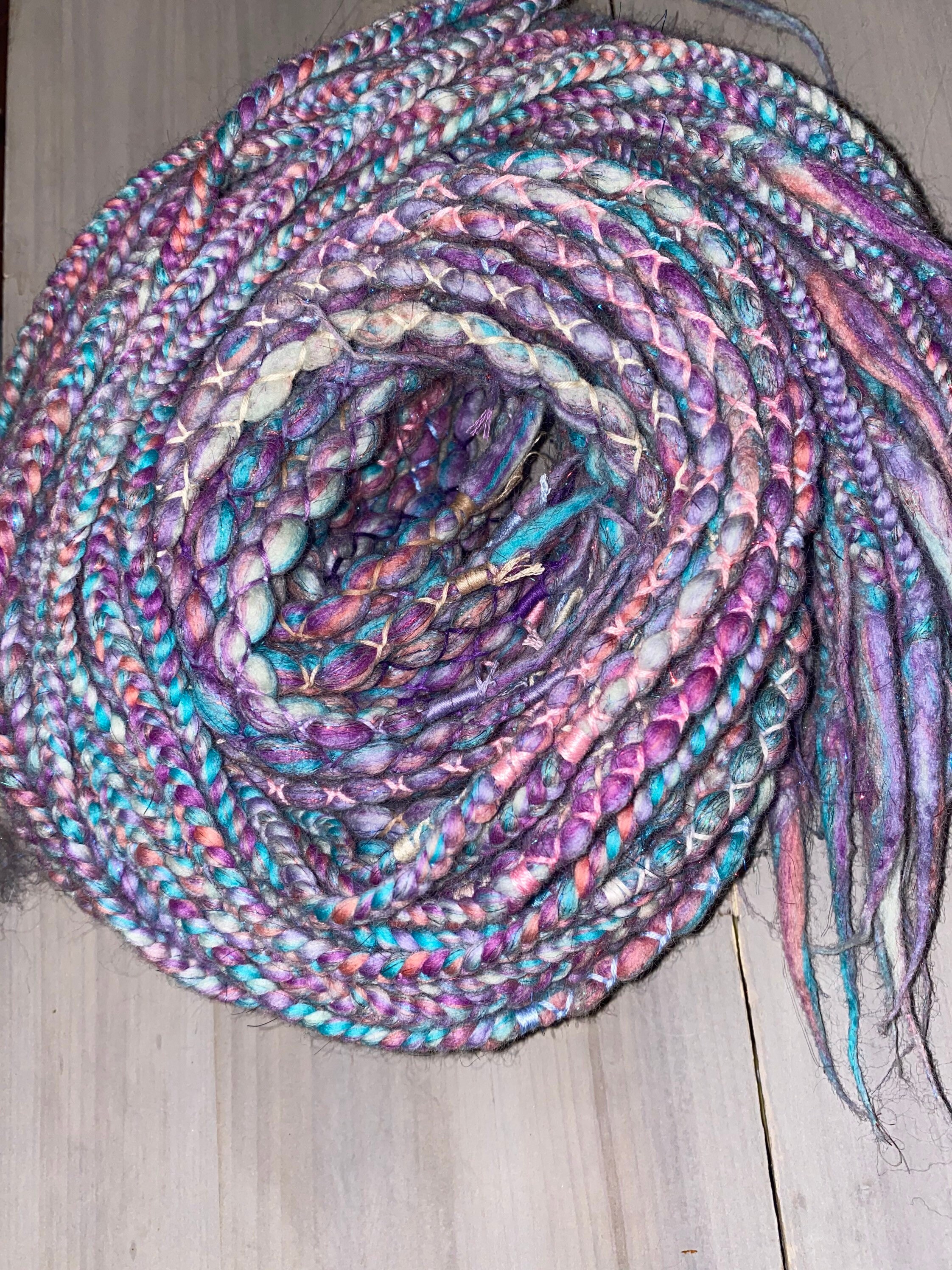 Unicorn Wool Dreads Braids Multi Color - Etsy