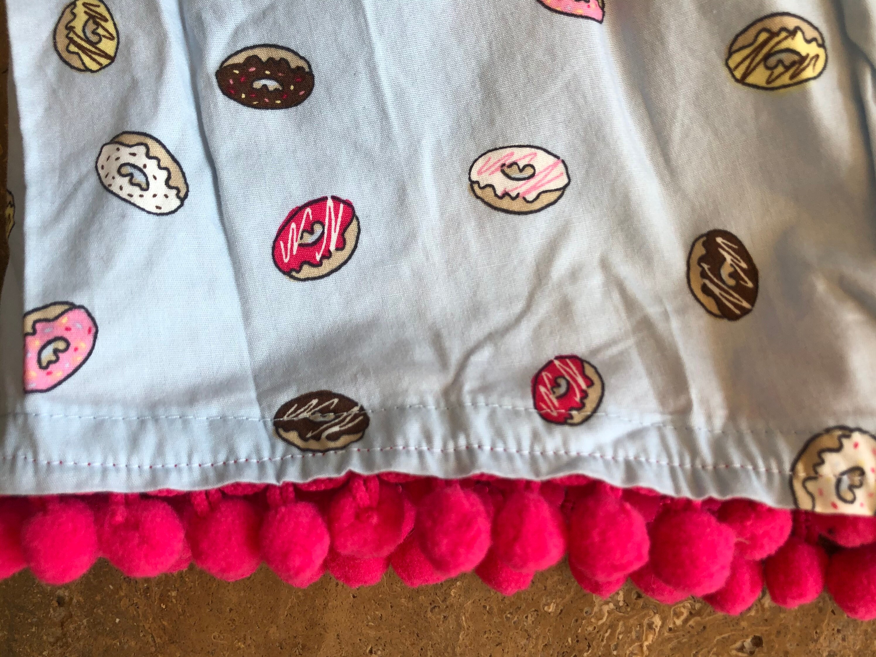 High Quality Cotton Donut Shorts With Pom Pom Trim Free - Etsy UK