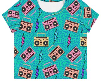 80s Half Midriff - Etsy