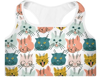 Cat Sports Bra - Etsy